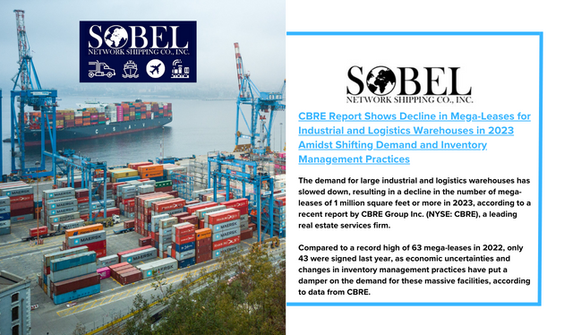 CBRE Report Shows Decline in Mega-Leases for Industrial and Logistics ...