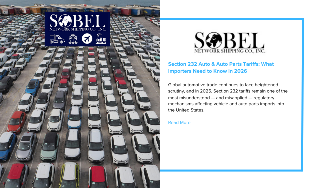 Section 232 Auto & Auto Parts Tariffs: What Importers Need to Know in ...